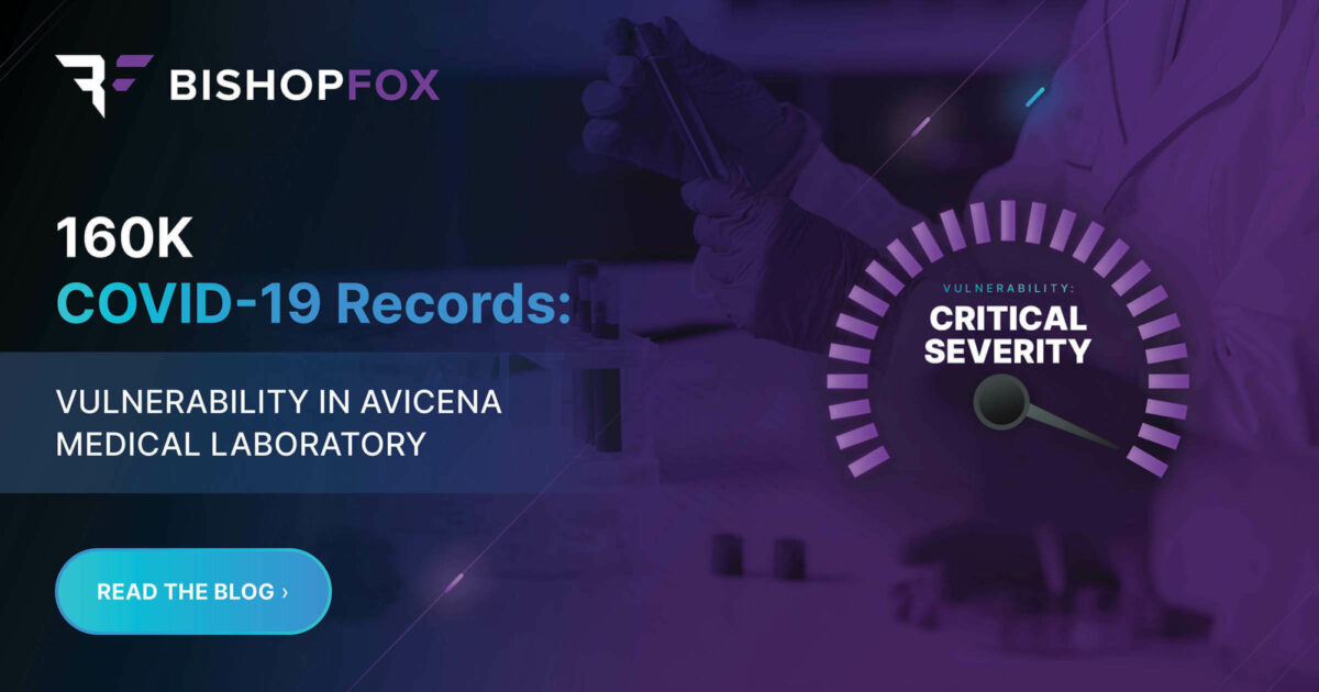 160K COVID-19 Records: Vulnerability in Avicena Medical… | Bishop Fox
