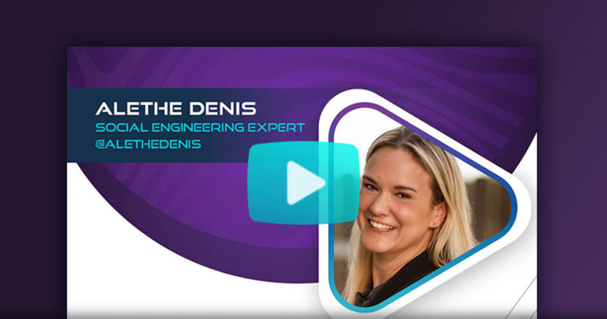 Bishop Fox | Interview of Social Engineering Expert, Alethe Denis, at…