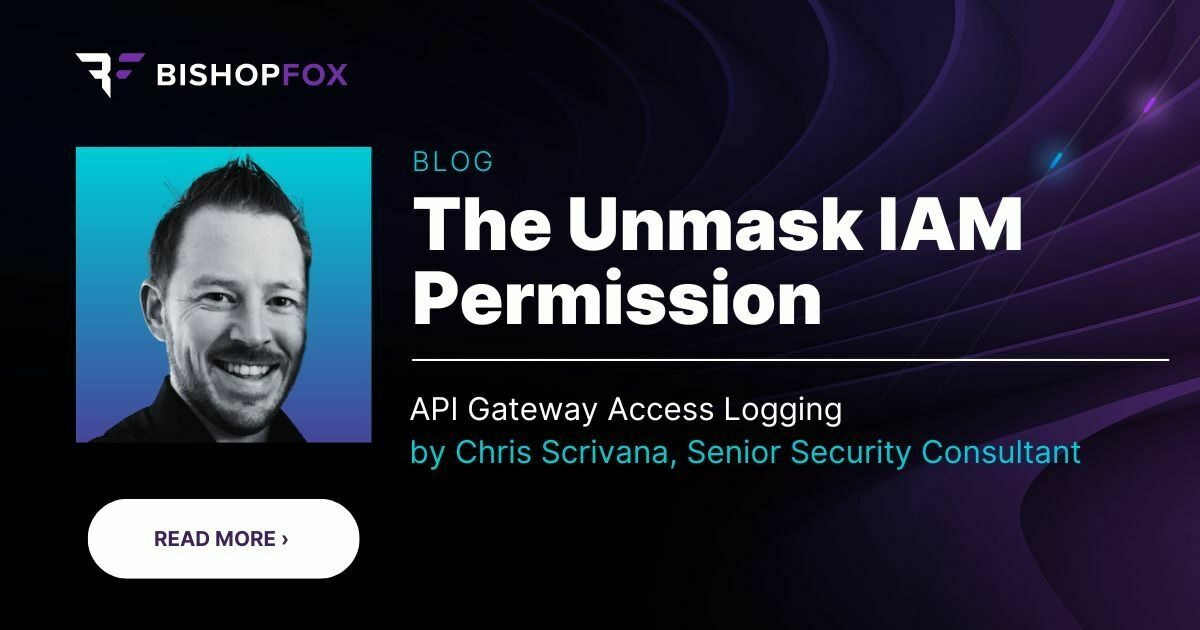 The Unmask IAM Permission: API Gateway Access Logging | Bishop Fox
