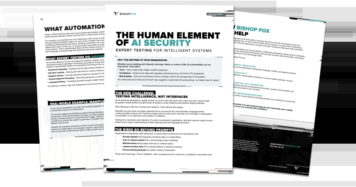 The Human Element of AI Security | Bishop Fox