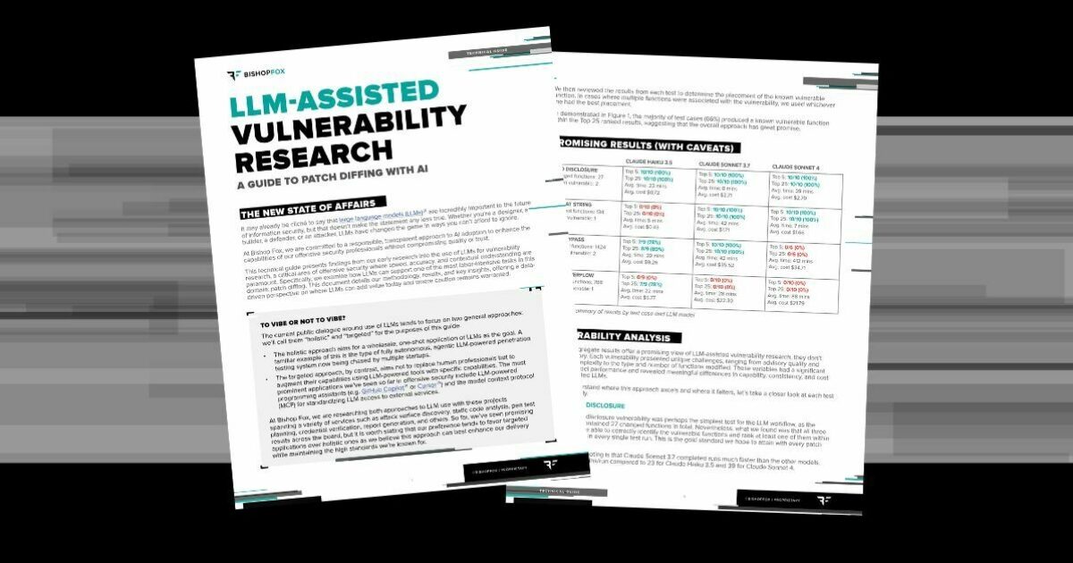 LLM-Assisted Vulnerability Research | Bishop Fox