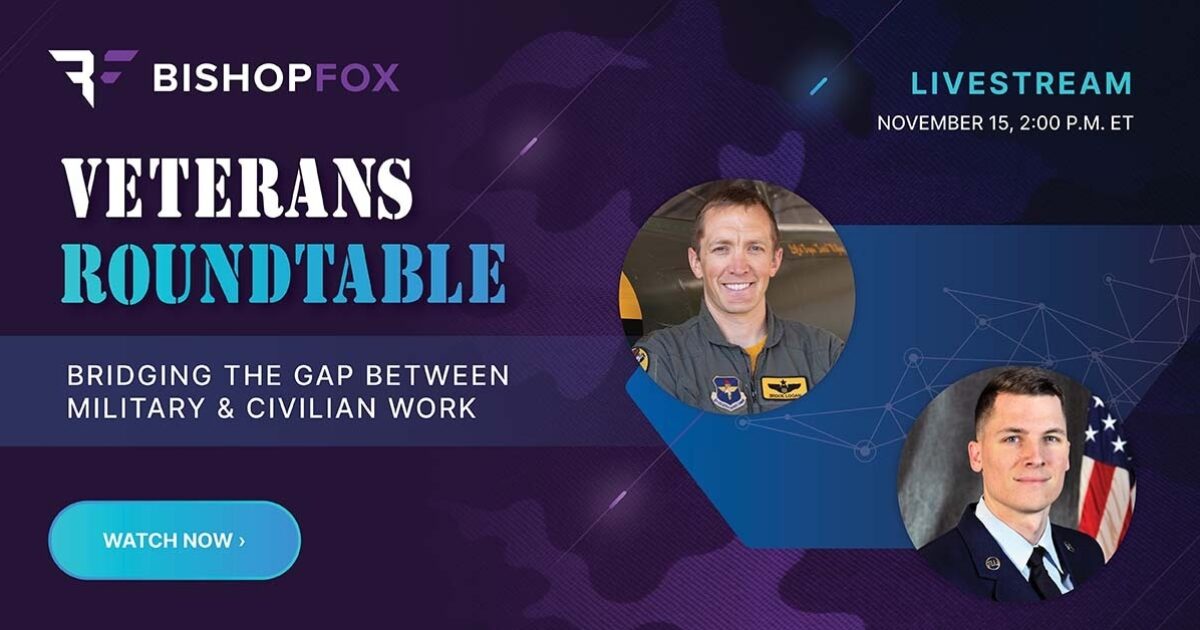 Bishop Fox | Livestream: Bridging the Gap Between Military and…